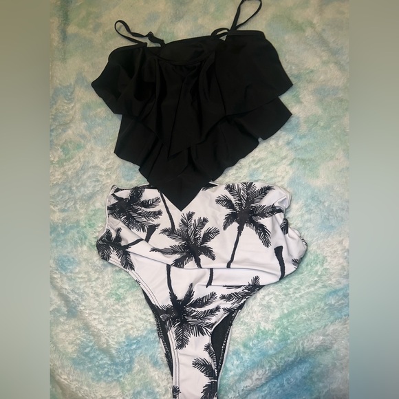 SHEIN | Swim | Brand New High Wasted Swim Suit Set | Poshmark
